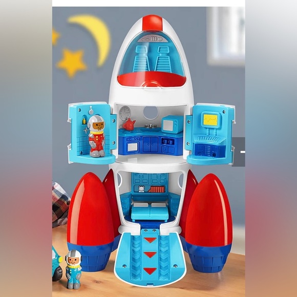 Lakeshore | Toys | Lakeshore Learning Play Explore Rocket Like New W Rover And 2 Astronauts ...
